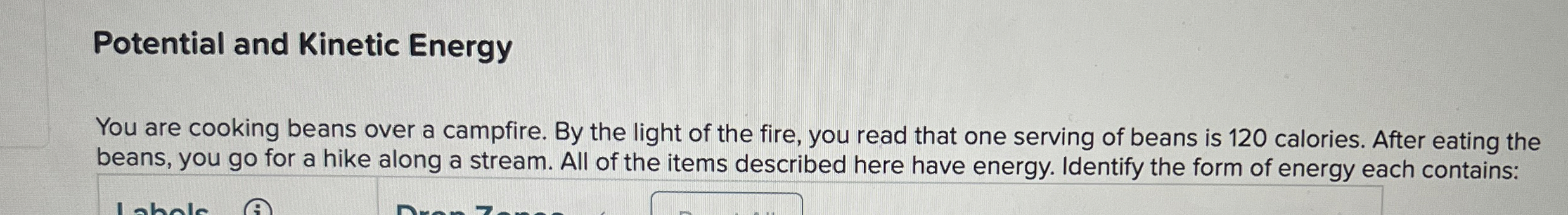 Solved Potential and Kinetic EnergyYou are cooking beans | Chegg.com