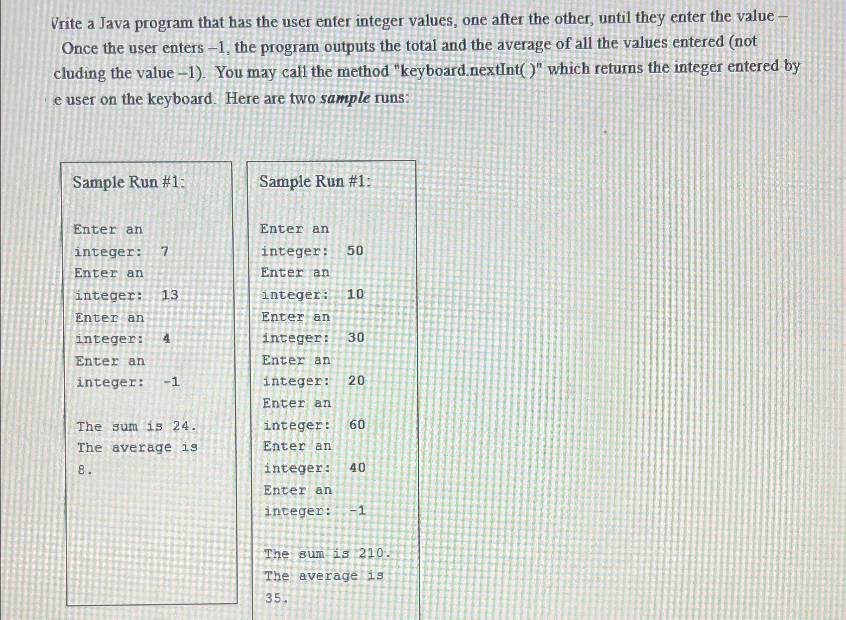 Solved Vrite A Java Program That Has The User Enfer Integer 3445