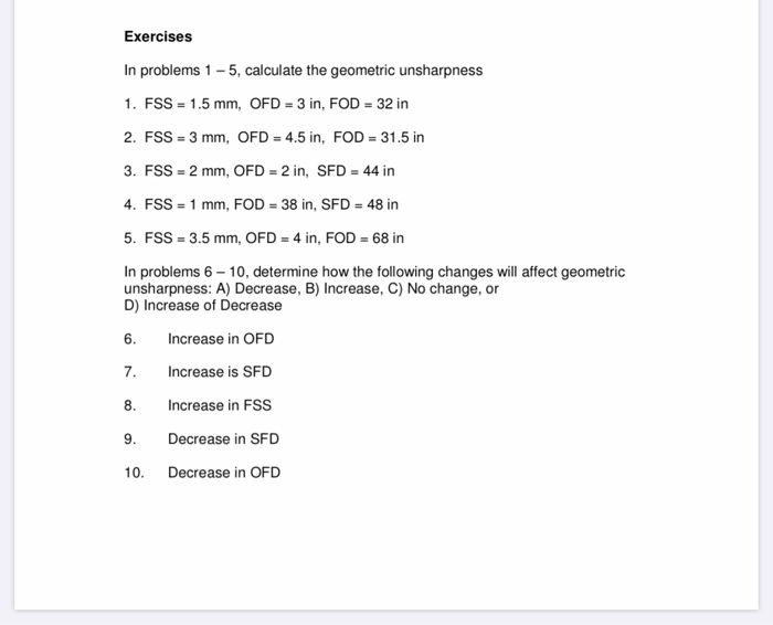 Solved Exercises In problems 1-5, calculate the geometric | Chegg.com