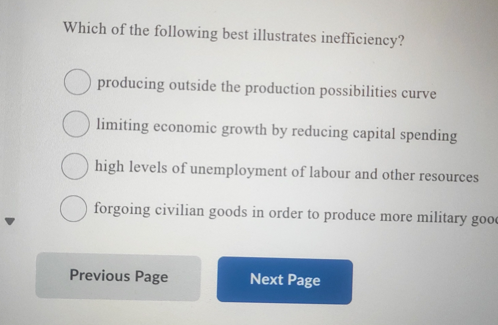 Solved Which of the following best illustrates | Chegg.com