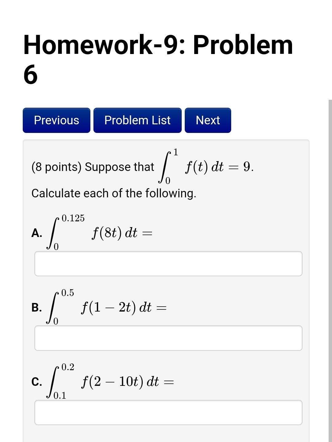 Solved Homework-9: Problem (8 points) Suppose that | Chegg.com