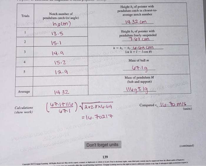 Solved c. Dependence of Projectile Range on the Angle of | Chegg.com