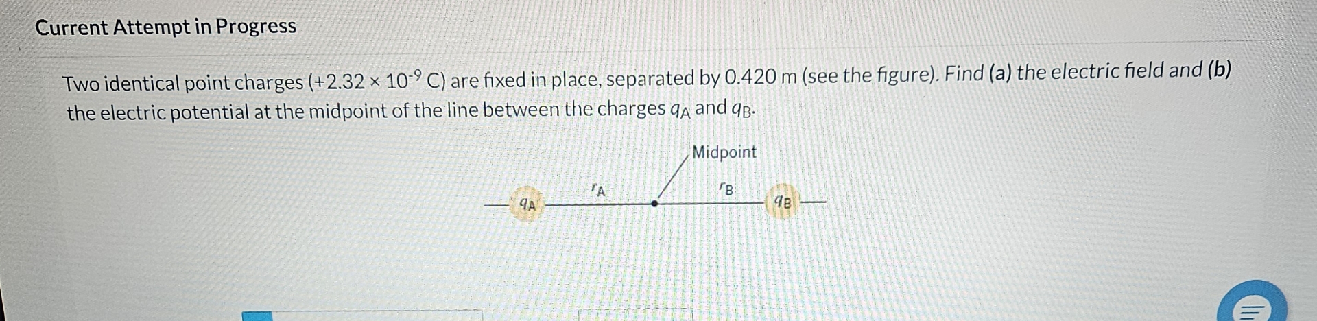 Solved Current Attempt in ProgressTwo identical point | Chegg.com
