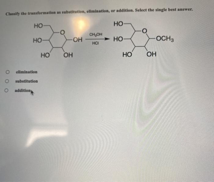 Solved Classify the transformation as substitution, | Chegg.com