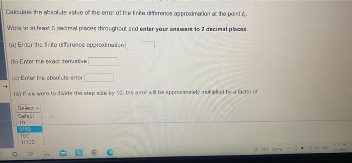 Solved Dewis @ UWE The Questions Given the function y(t) = | Chegg.com