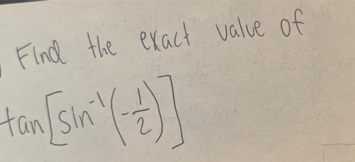 Solved \\( \\tan \\left[\\sin | Chegg.com