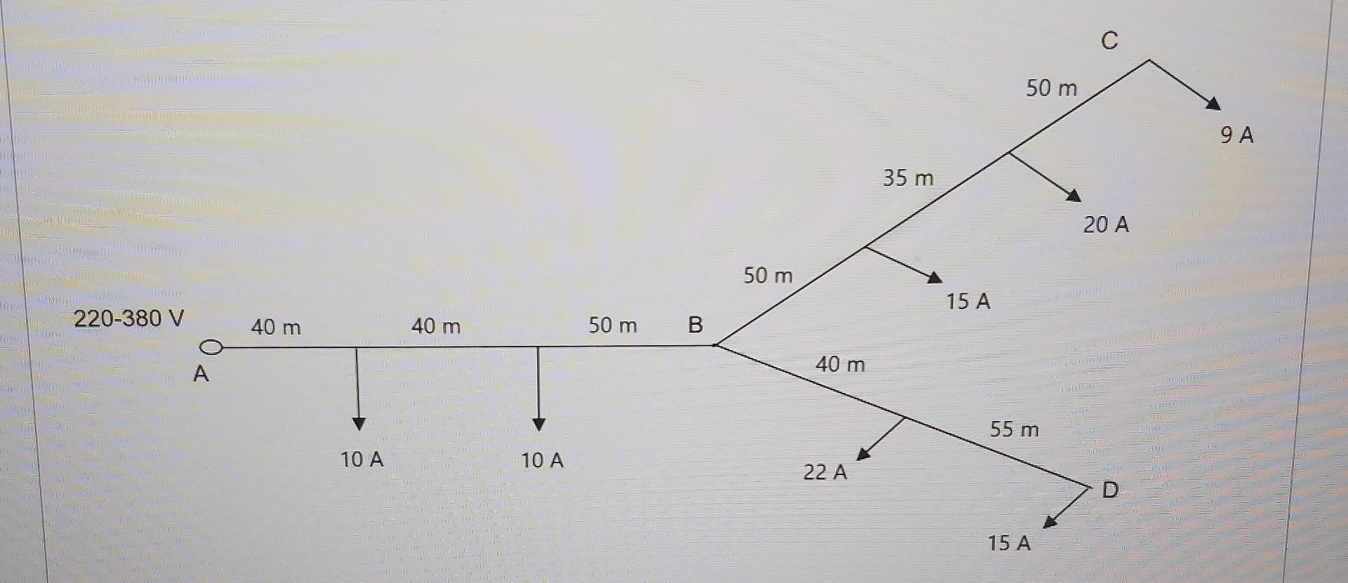 Solved A three-phase branched energy distribution network | Chegg.com