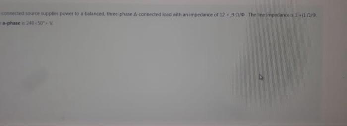 Solved A negative sequence balanced three-phase Y-connected | Chegg.com