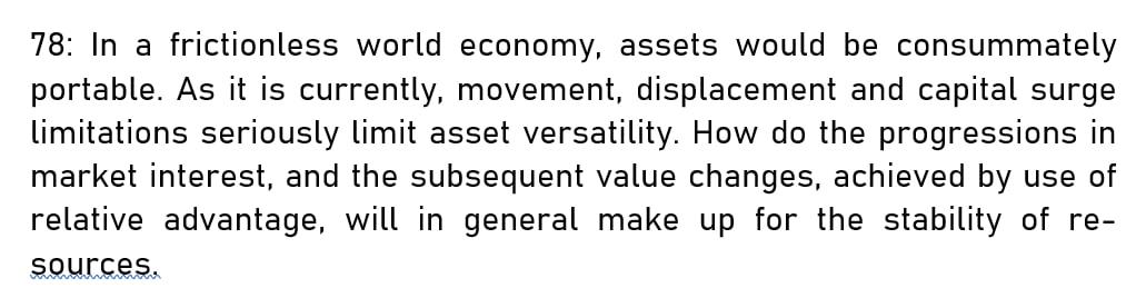 Solved 78: In a frictionless world economy, assets would be | Chegg.com
