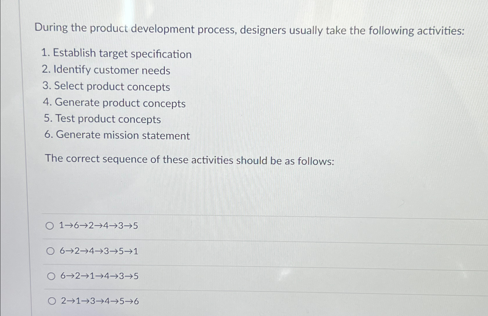 Solved During the product development process, designers | Chegg.com