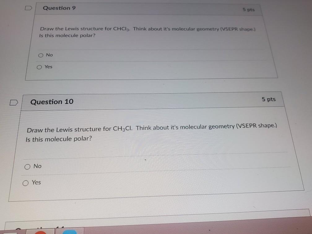 Solved Question 9 5pts Draw the Lewis structure for CHCl3. | Chegg.com