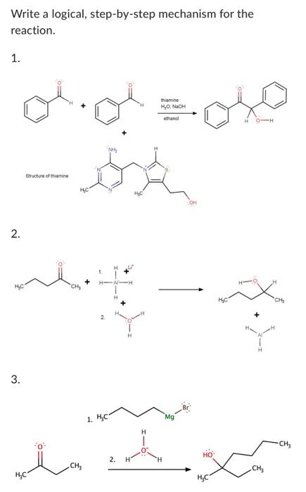 Solved Write a logical, step-by-step mechanism for the | Chegg.com