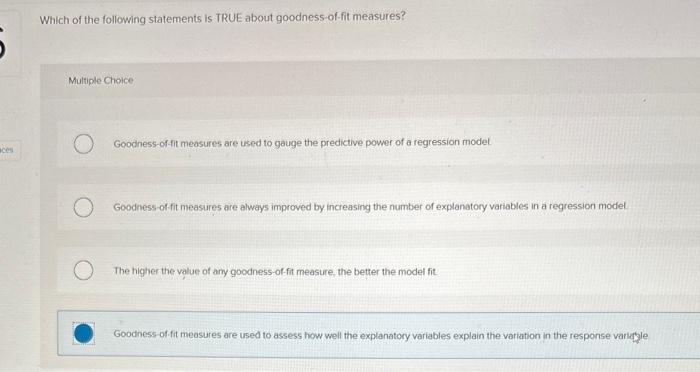 Solved Which of the following statements is TRUE about | Chegg.com