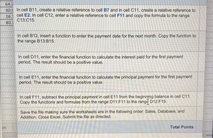 Solved On the Sales worksheet, enter a date function in cell | Chegg.com