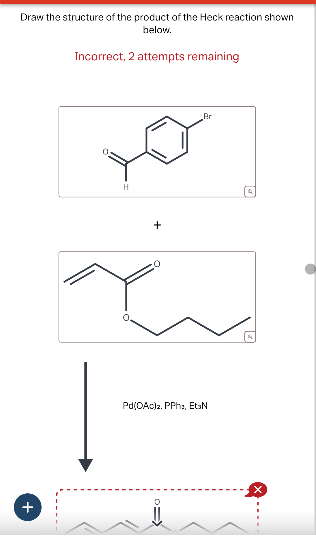 Solved Draw the structure of the product of the Heck | Chegg.com