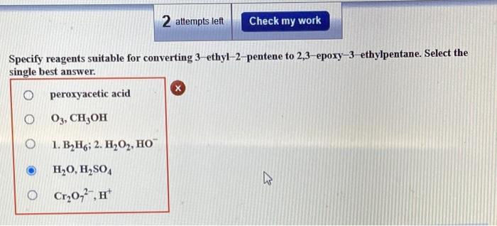 Solved Specify reagents suitable for converting | Chegg.com