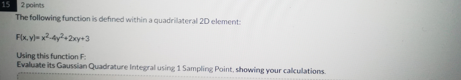 Solved 152 ﻿pointsThe following function is defined within a | Chegg.com