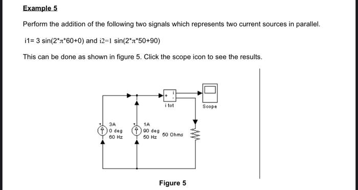 Solved Perform the addition of the following two signals | Chegg.com