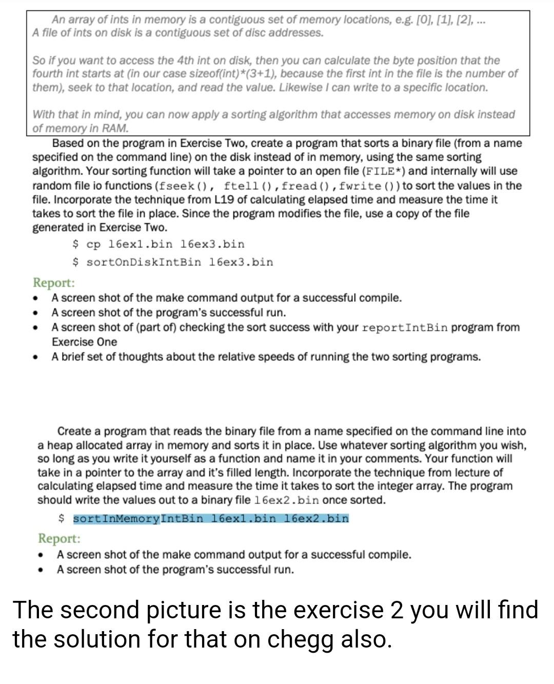 Solved An array of ints in memory is a contiguous set of | Chegg.com