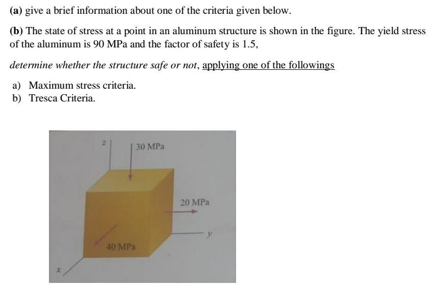 Solved (a) give a brief information about one of the | Chegg.com