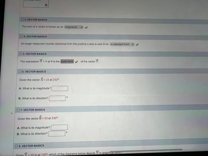 Solved An angle measured counter-clockwise from the positive | Chegg.com