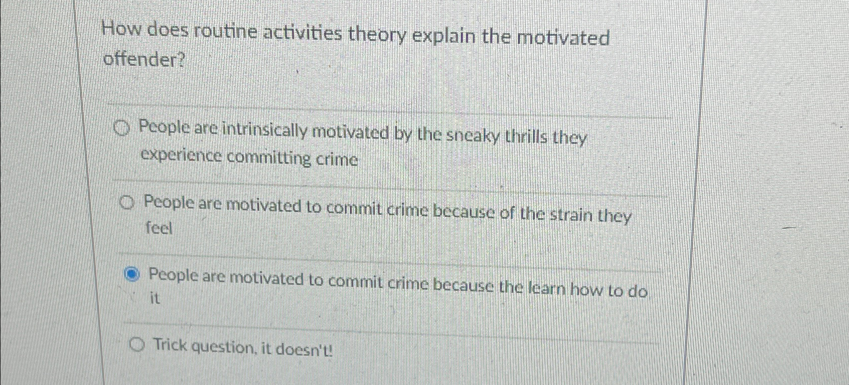 How does routine activities theory explain the | Chegg.com