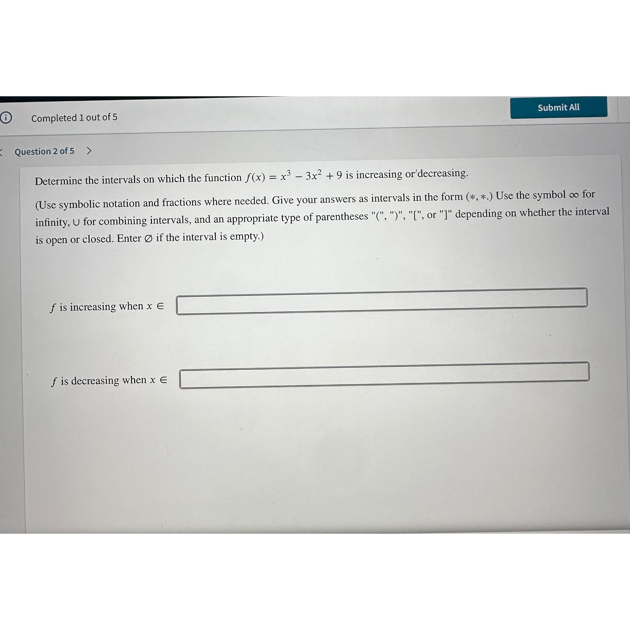 Solved Completed 1 ﻿out of 5Question 2 ﻿of 5>Determine the | Chegg.com