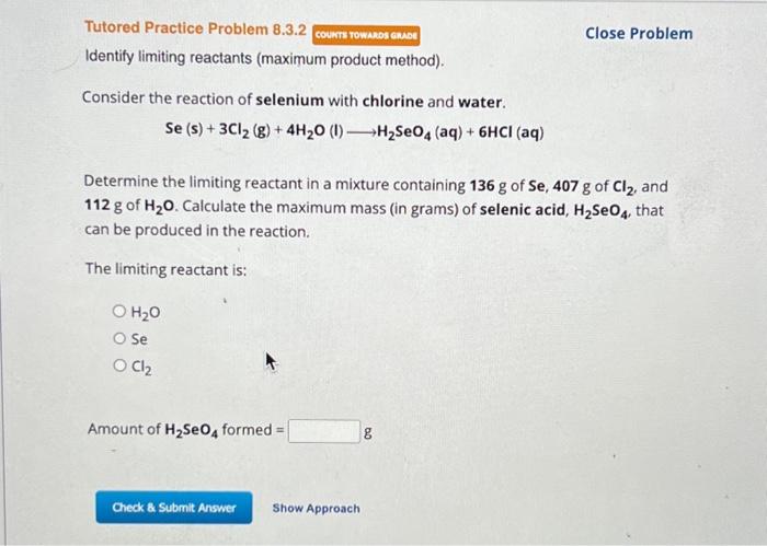 Solved Identify limiting reactants (maximum product method). | Chegg.com