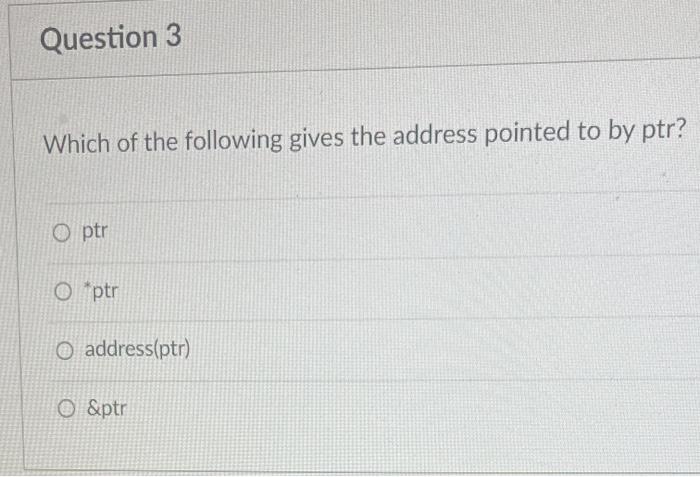 Solved Question 1 Which of the following is the correct way | Chegg.com