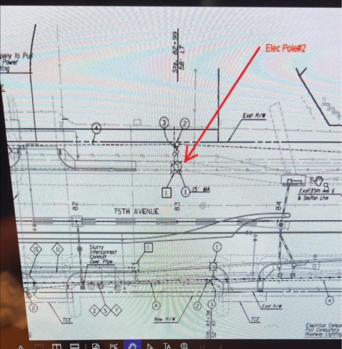 Find the distance between electrical pole #1 and #2 ? | Chegg.com