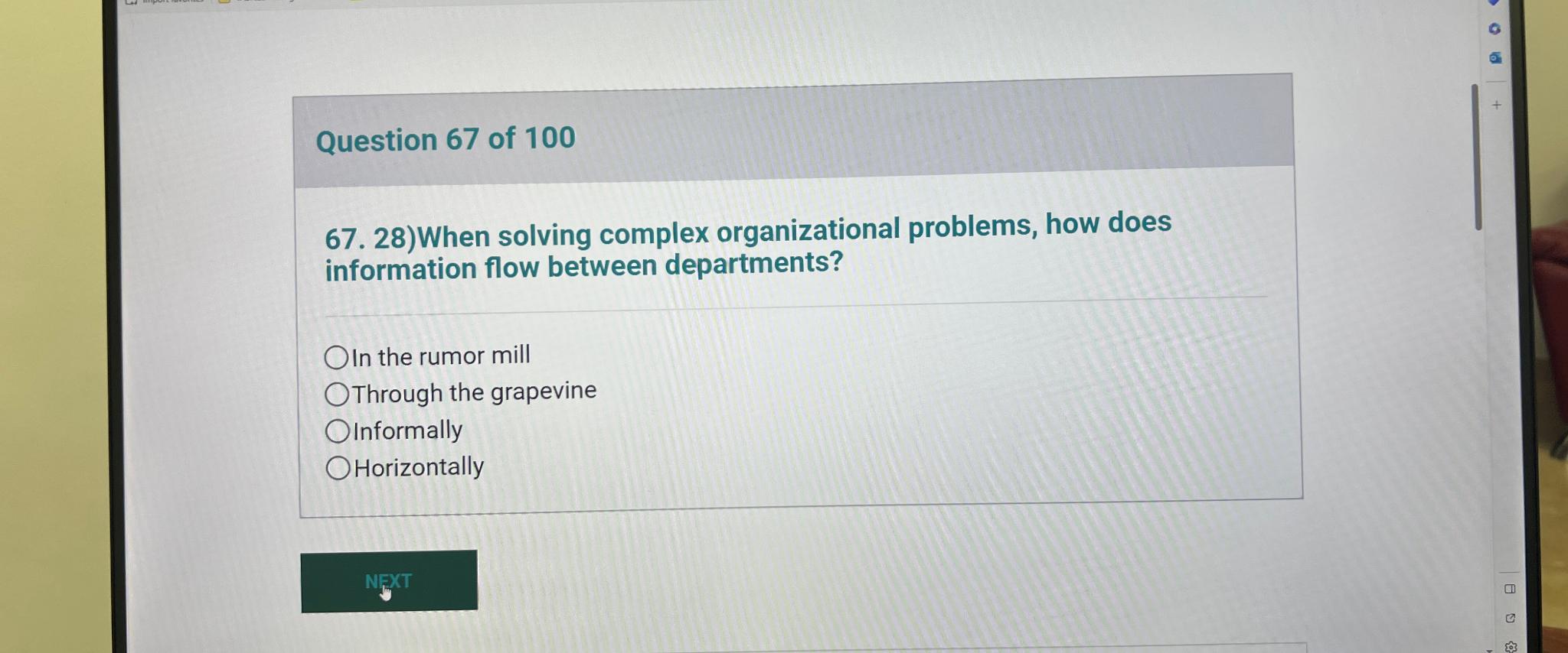 Solved Question 67 ﻿of 10067. 28)When solving complex | Chegg.com