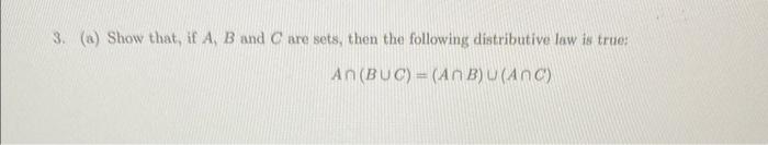 Solved 1. Prove each statement, or find a counterexample | Chegg.com