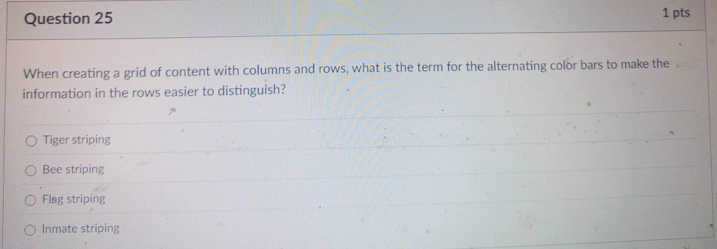Solved Question 25When creating a grid of content with | Chegg.com