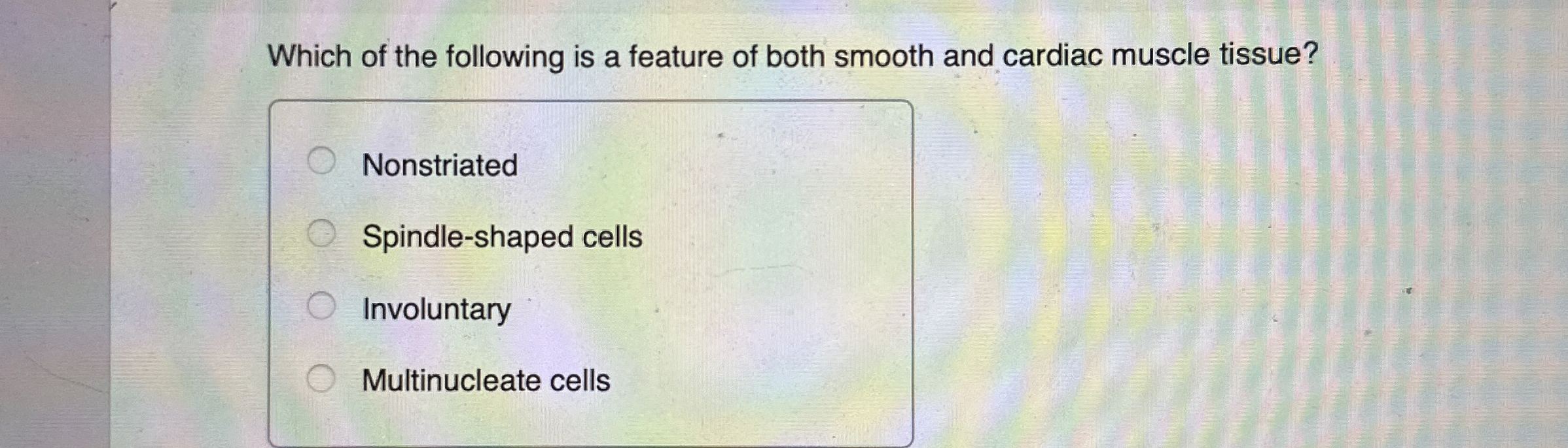 Solved Which of the following is a feature of both smooth | Chegg.com