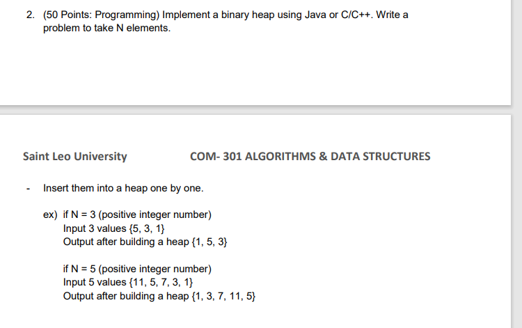 Solved (50 ﻿Points)a. ﻿Show the result of ﻿inserting | Chegg.com