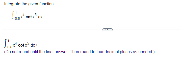 Solved Integrate the given | Chegg.com