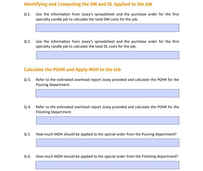 Identifying and Computing the DM and DL Applied to | Chegg.com