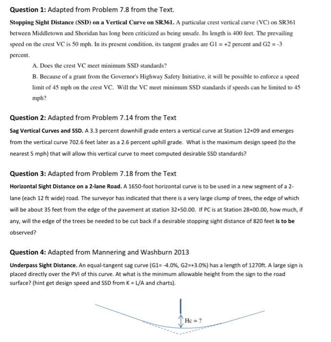 Question 1: Adapted from Problem 7.8 from the Text. | Chegg.com