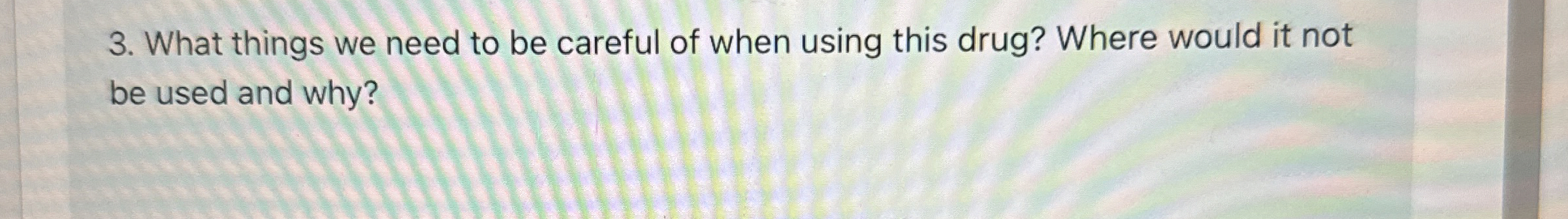 Solved What things we need to be careful of when using | Chegg.com