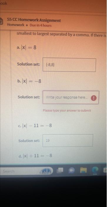 Solved smallest to largest separated by a comma. If there is | Chegg.com