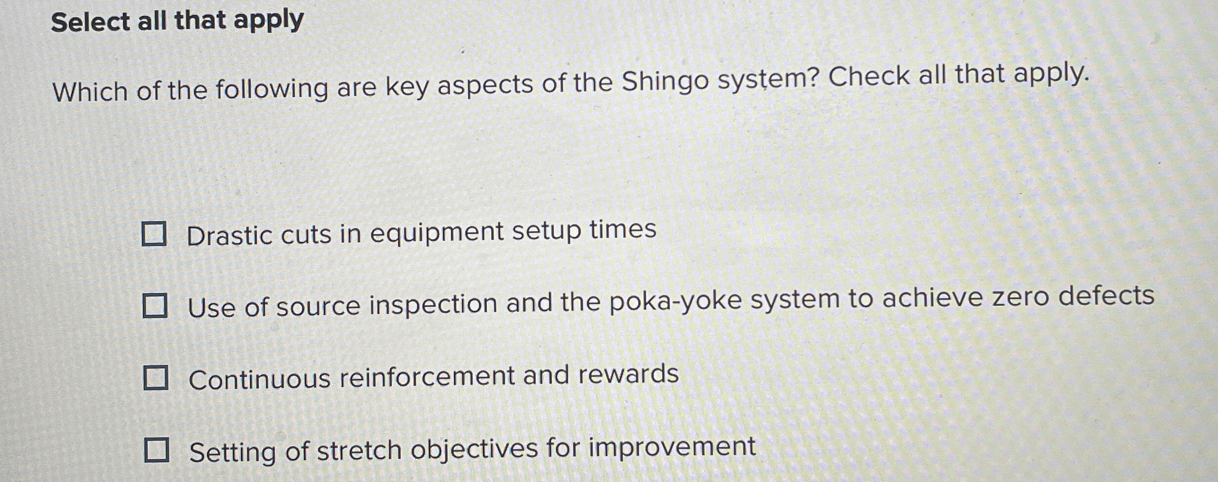 Solved Select all that applyWhich of the following are key | Chegg.com
