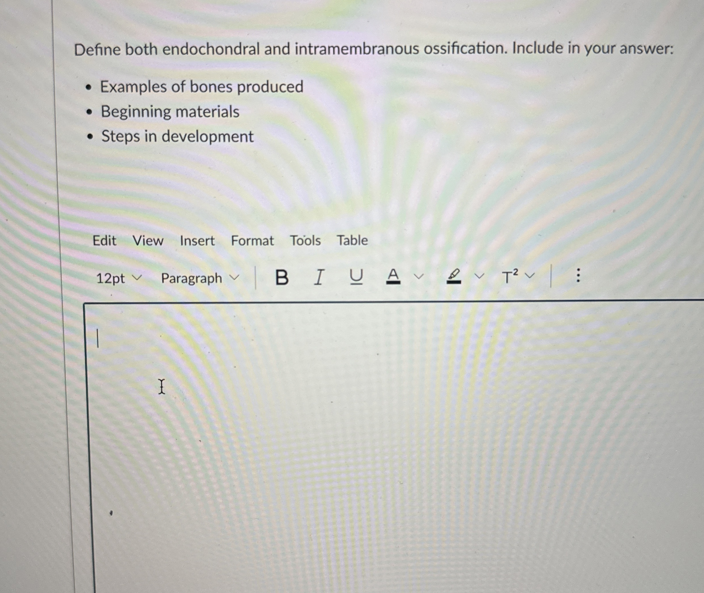 Solved Define both endochondral and intramembranous | Chegg.com