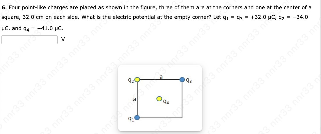 Solved Four point-like charges are placed as shown in the | Chegg.com