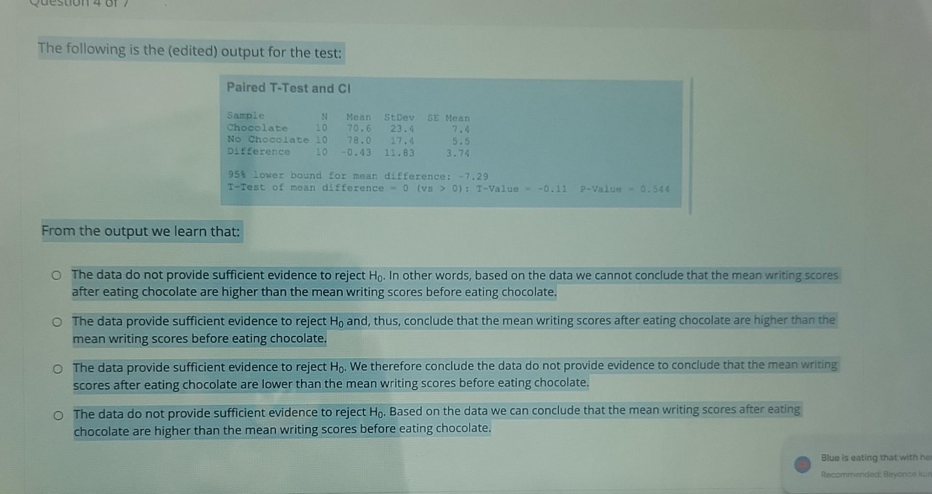 Solved The following is the (edited) output for the | Chegg.com