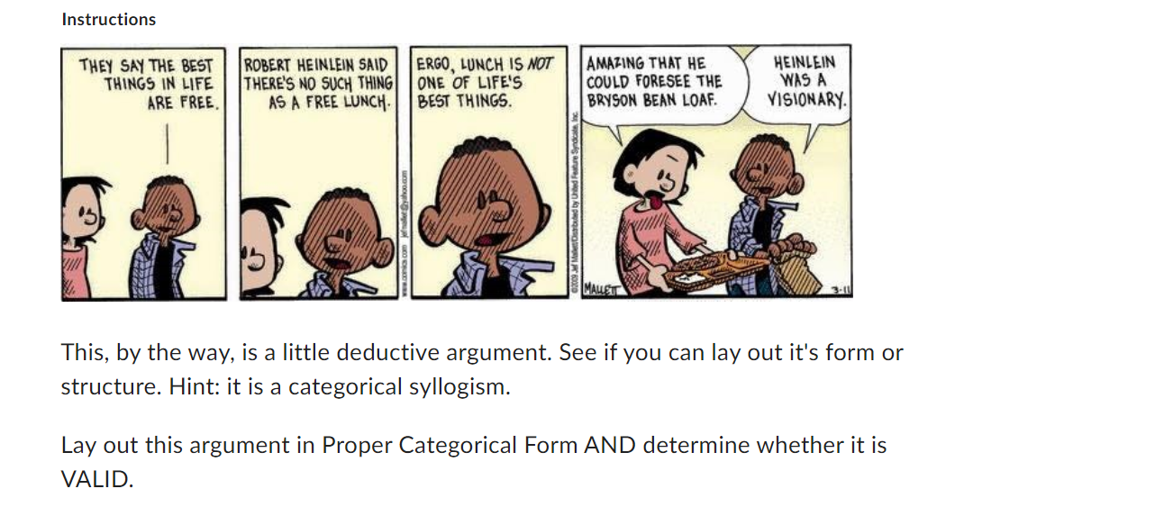 This, by the way, is a little deductive argument. See | Chegg.com