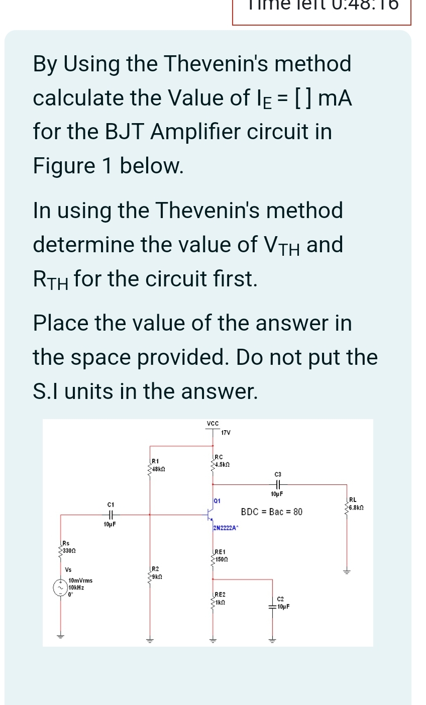 Solved By Using the Thevenin's methodcalculate the Value of | Chegg.com