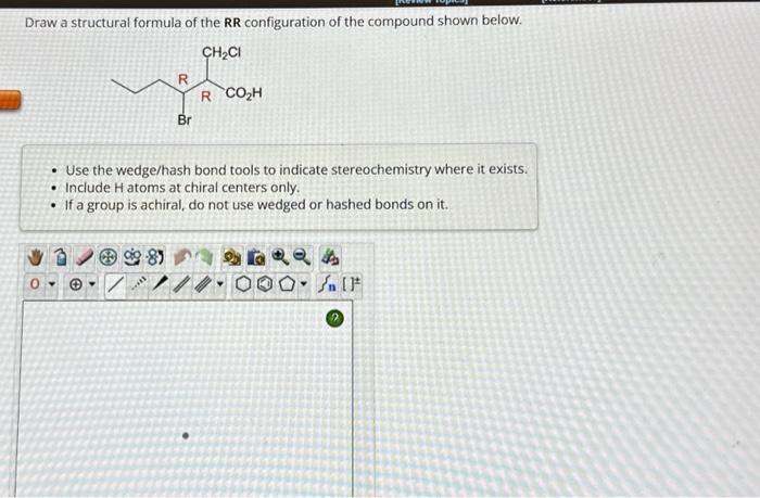 Solved Draw a structural formula of the SS configuration of | Chegg.com