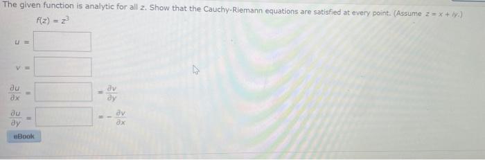 Solved The given function is analytic for all z. Show that | Chegg.com