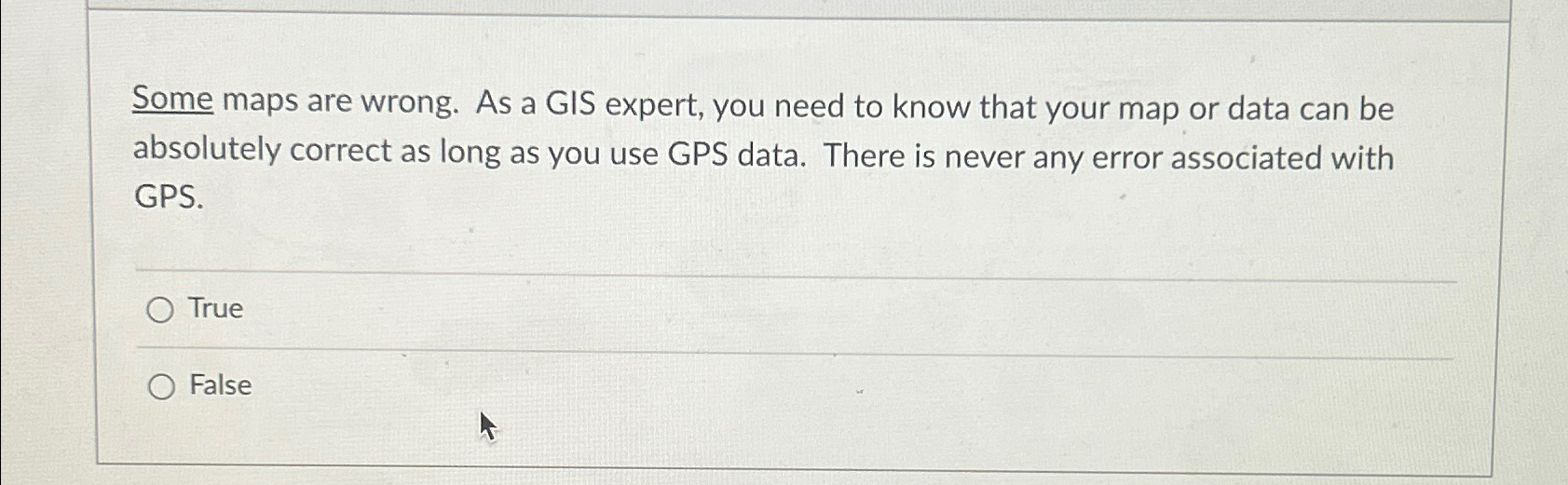 Solved Some maps are wrong. As a GIS expert, you need to | Chegg.com