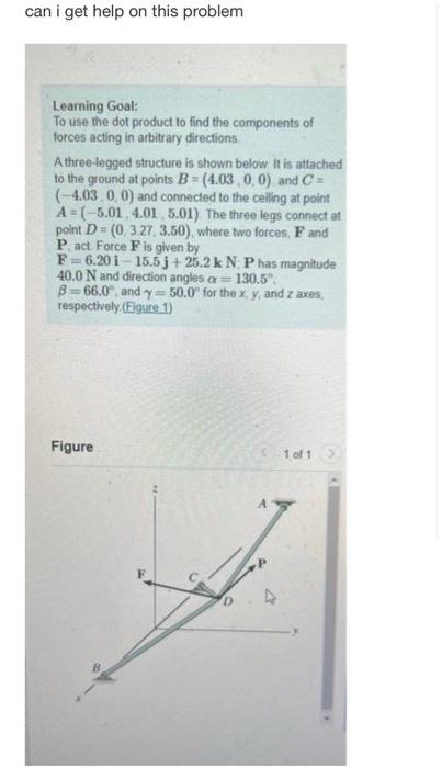 Solved can i get help on this problem Leaming Goal: To use | Chegg.com